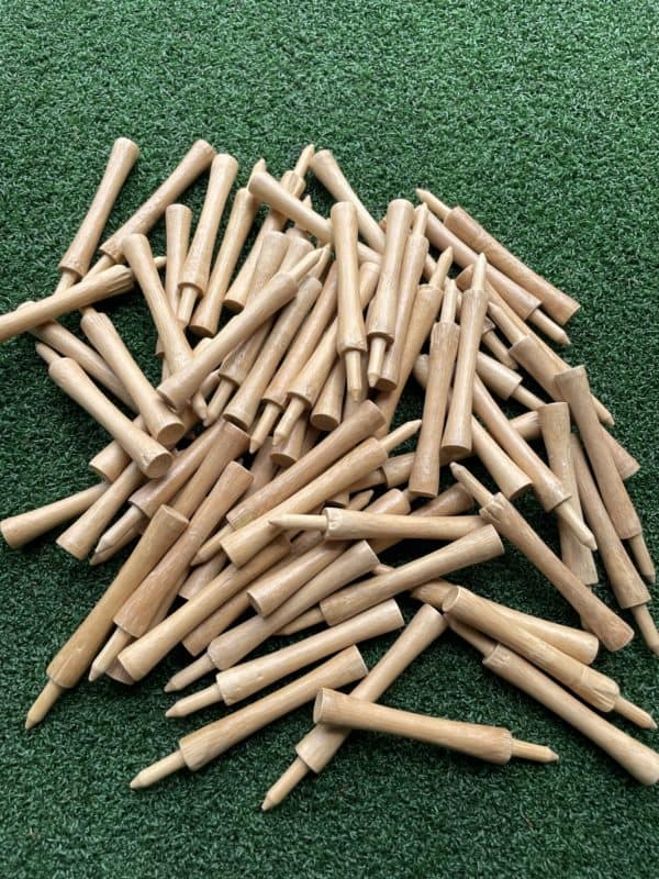Castle Golf Tees - Bamboo - Multiple Colours - TH Golf