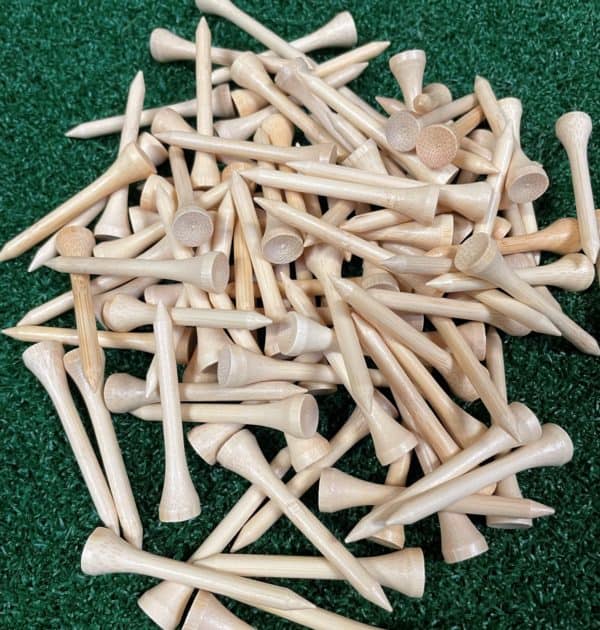 Golf Tees 54mm | Bamboo | Multiple Colours - TH Golf