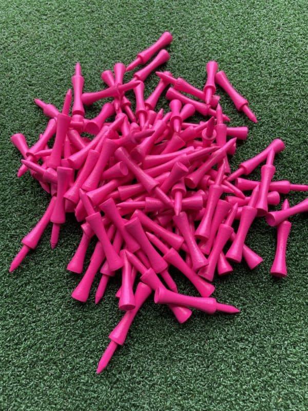 Castle Golf Tees - Bamboo - Multiple Colours - TH Golf