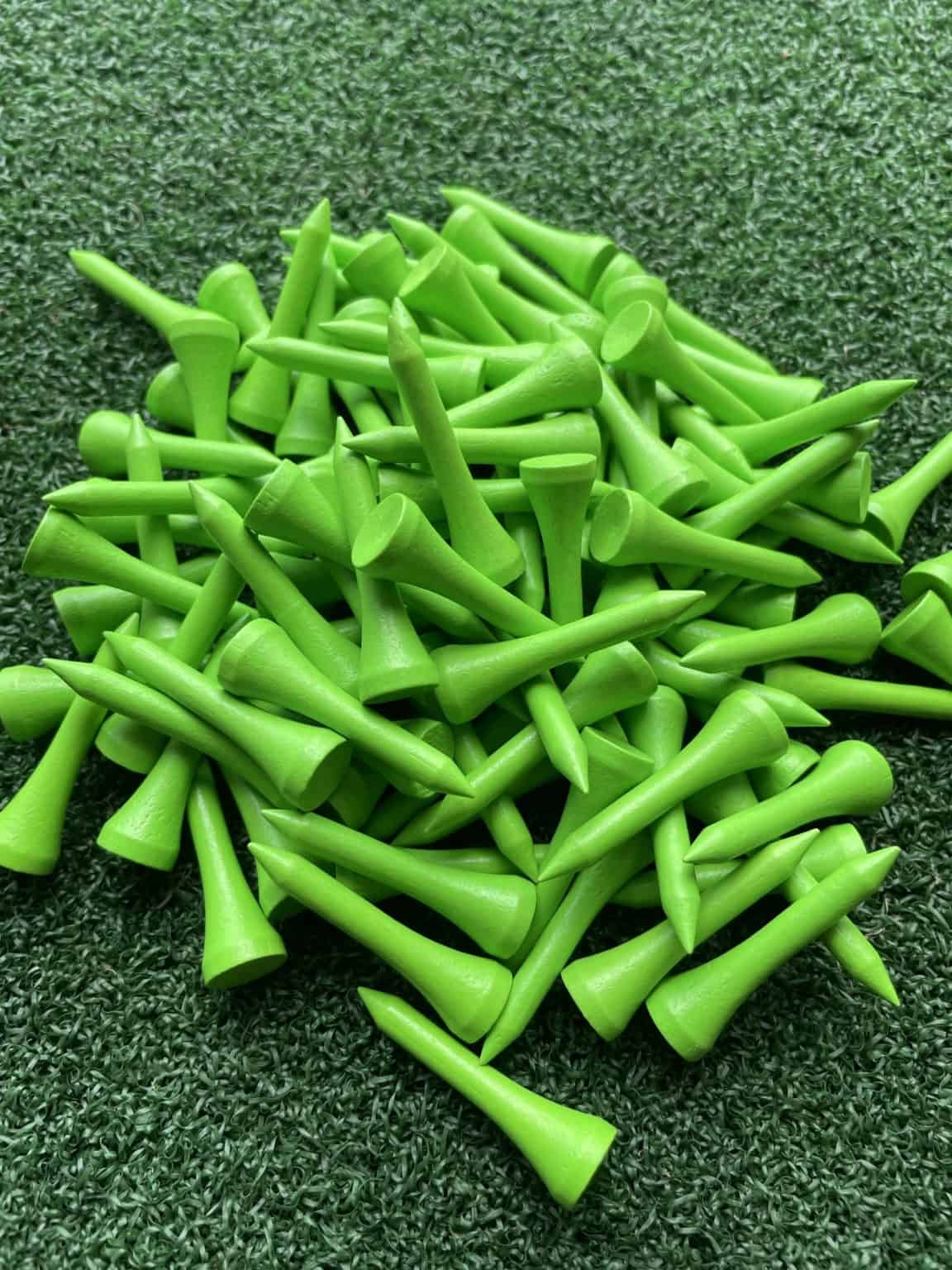 Golf Tees 38mm | Bamboo | Multiple Colours - TH Golf